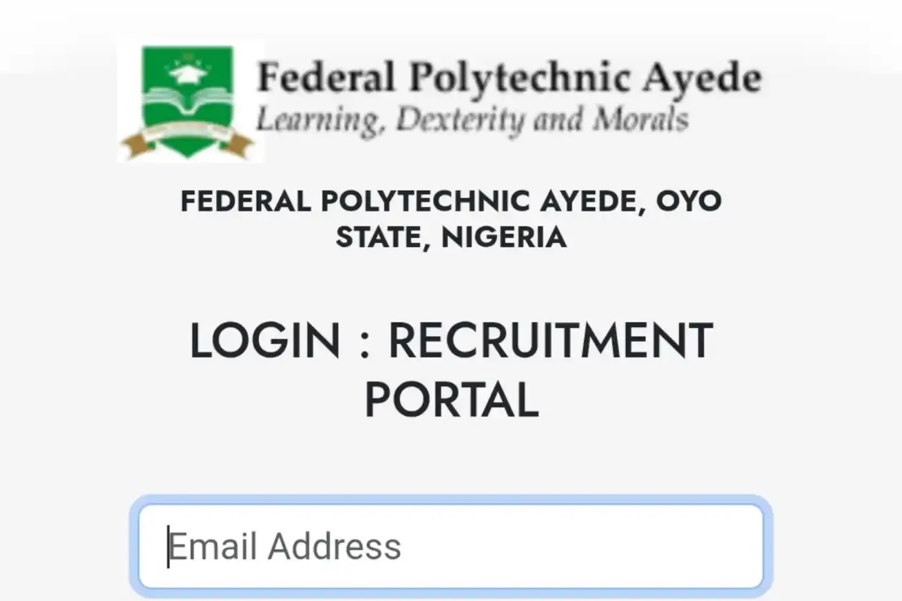 Federal Polytechnic Ayede Recruitment 2025/2026 - Recruit Base